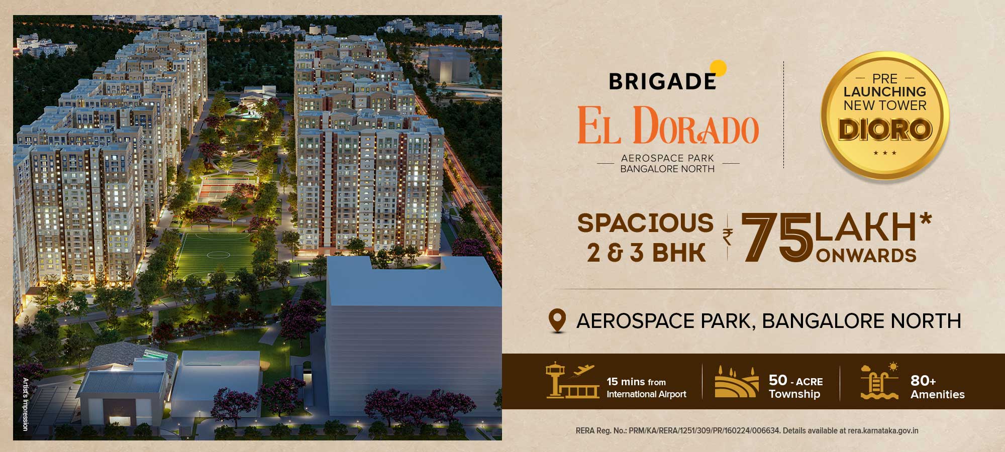 2 & 3 BHK Apartments in North Bangalore